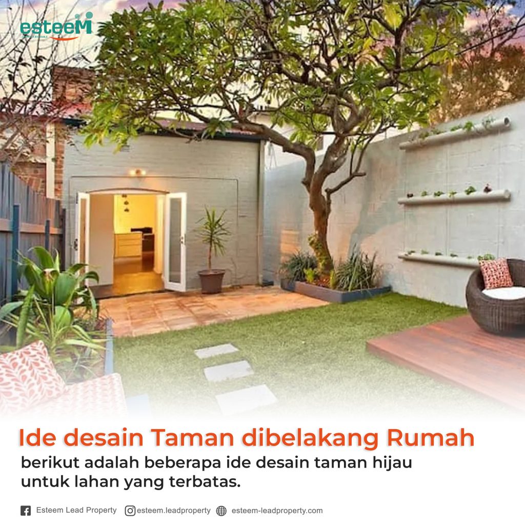 Ide desain Taman dibelakang Rumah - Esteem Property